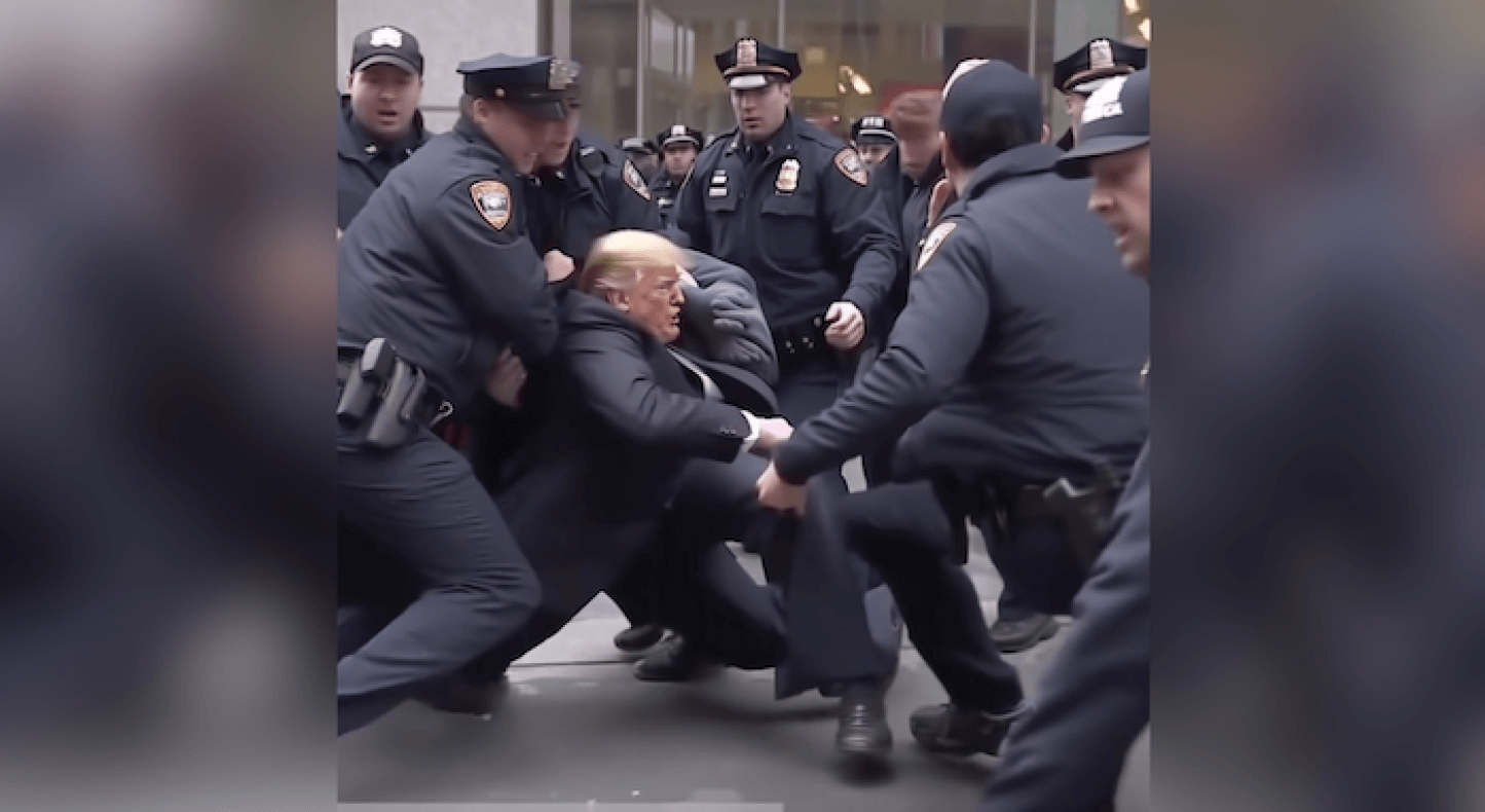 Angebliche Festnahme von Donald Trump: Bilder mit KI generiert