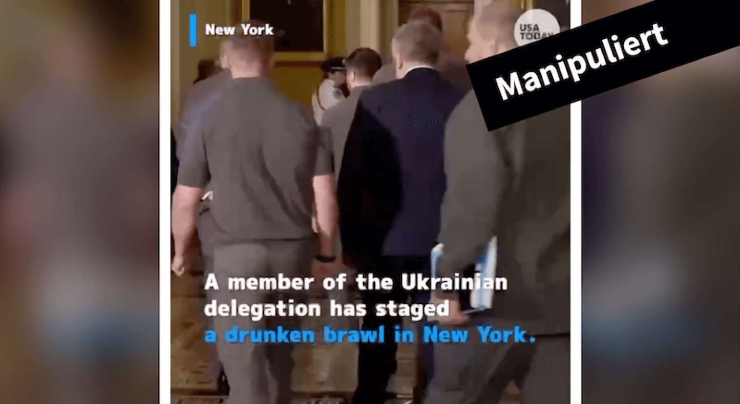 Selenskyjs Bodyguard hat keine Schlägerei in New York angezettelt