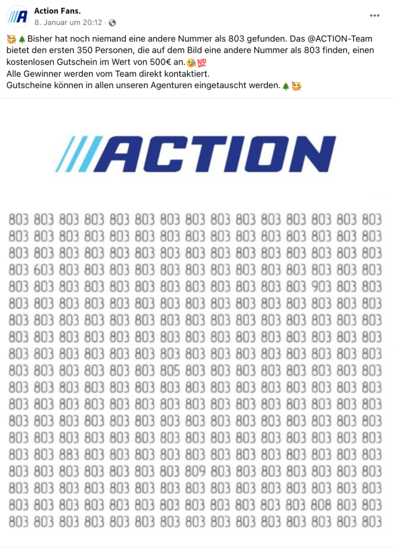 Gefälschtes Action-Gewinnspiel: Facebook-Seite verschenkt keine 500 Euro