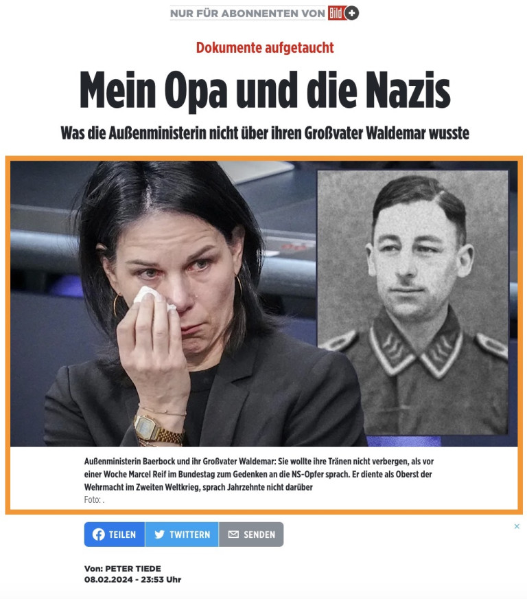 Angebliche Nazi-Verbindungen von Baerbock, Scholz und Co. sind eine Desinfo-Kampagne