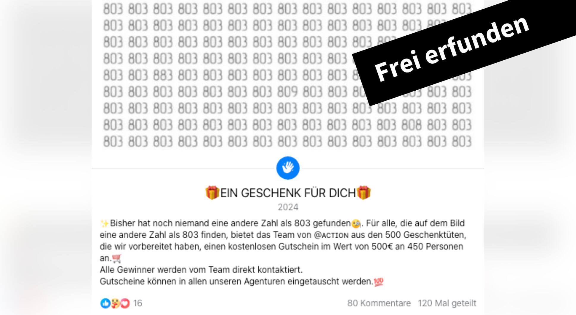 Erneut gefälschtes Action-Gewinnspiel auf Facebook im Umlauf